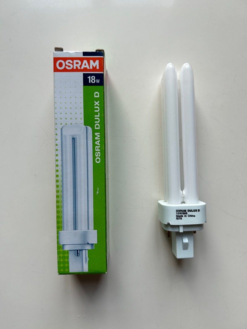 OSRAM Dulux D 18w (865 Cool Daylight), Furniture & Home Living, Lighting & Fans, Lighting on ...