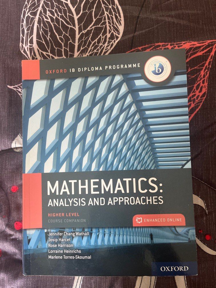 Oxford IB Diploma Programme Mathematics Analysis and Approaches HL ...