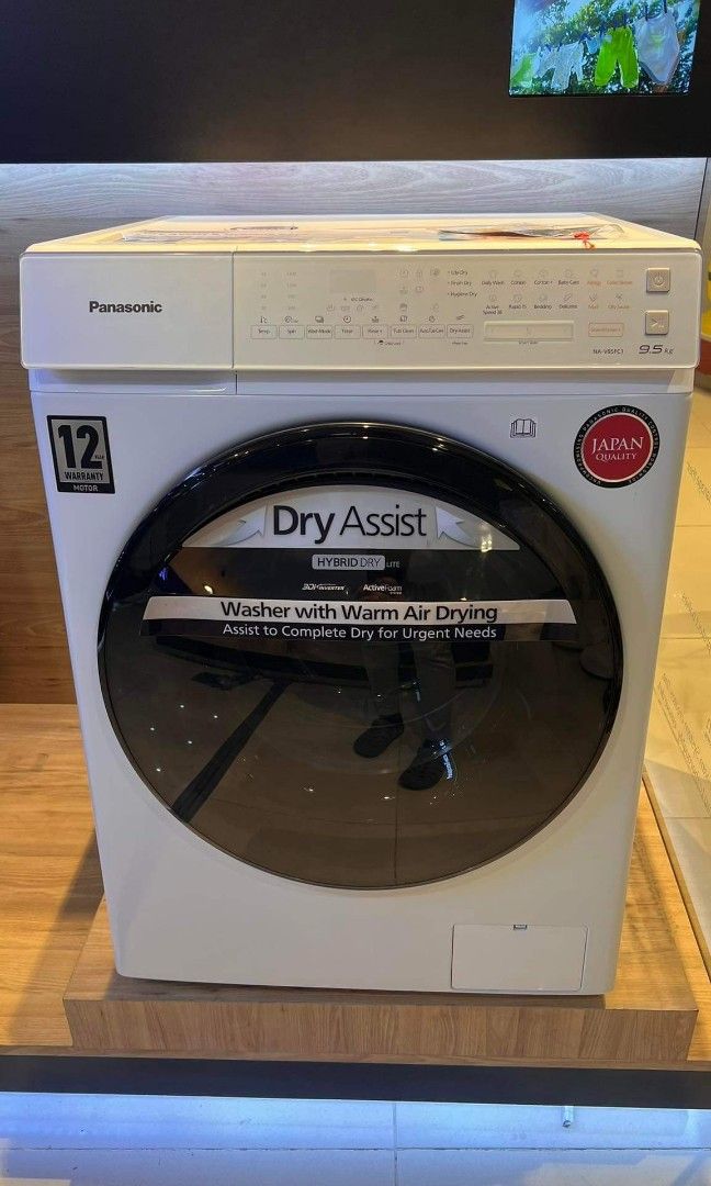 PANASONIC FRONT LOAD FULLY AUTOMATIC WASHING MACHINE INVERTER TYPE, TV ...