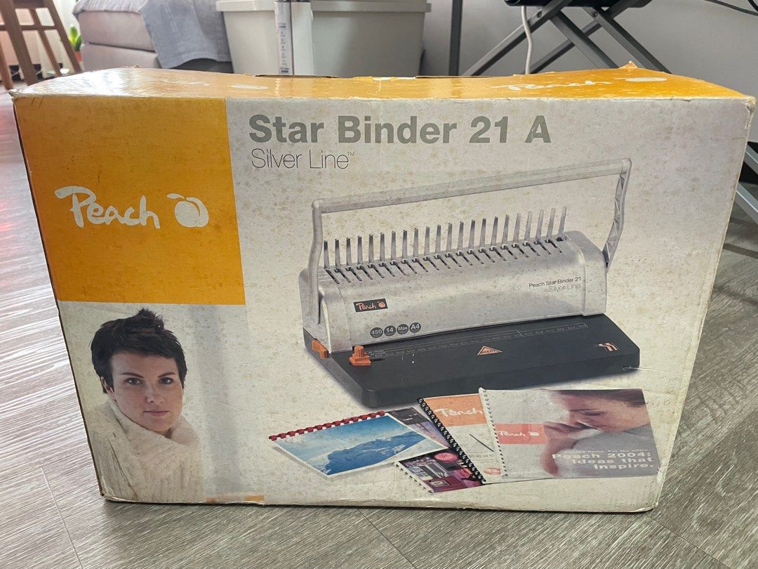 Peach Star Binder 21A - A4 paper / book binder, Hobbies & Toys ...
