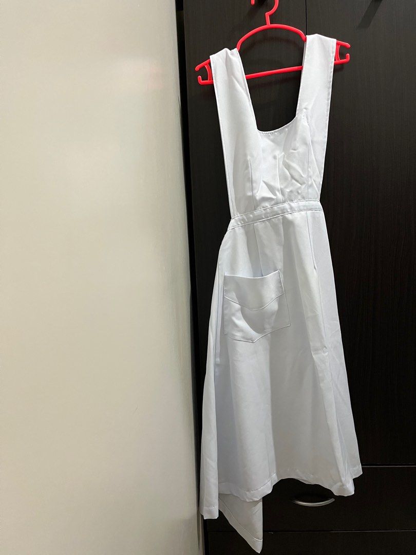 PLM Nursing Clinical Uniform with Apron (Set B), Women's Fashion ...