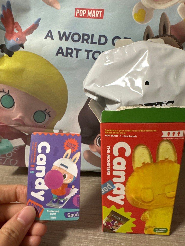 popmart labubu figurine, Hobbies & Toys, Toys & Games on Carousell