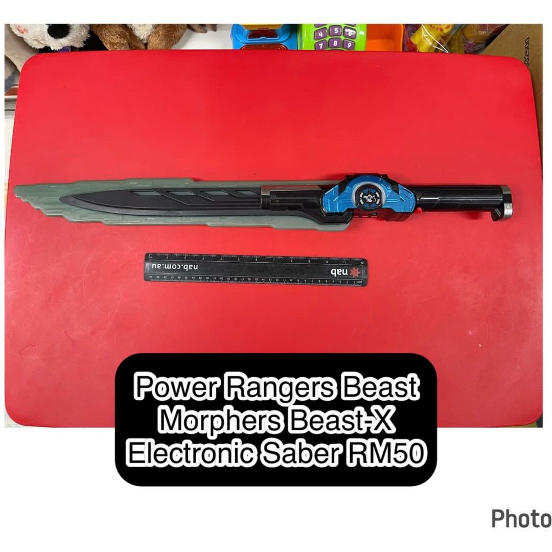 Power rangers beast Morphers beast-X electronic saber, Hobbies & Toys ...