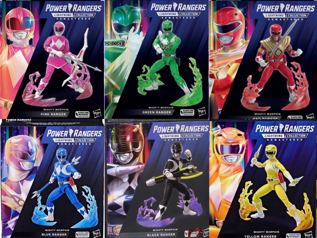 *pre order* Lightning Collection Power Rangers MMPR Remastered Edition ...