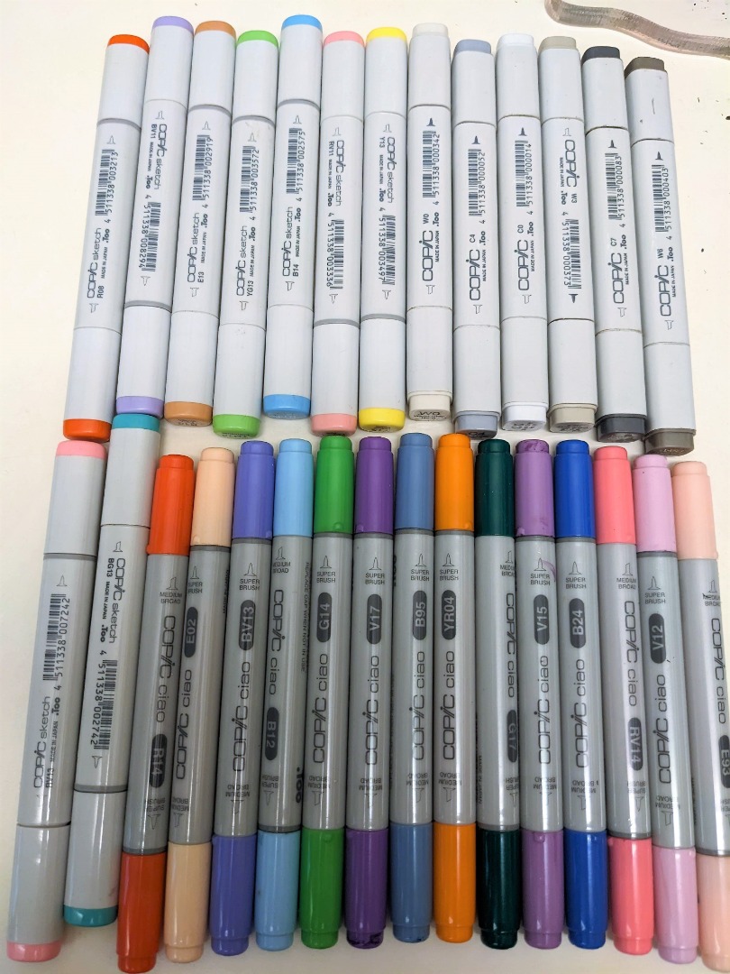 [PRE-LOVED] Copic Markers, Copic Classic, Copic Sketch, Copic Ciao ...