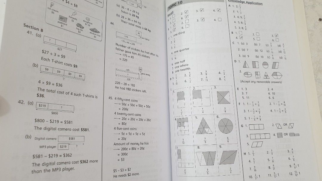 Primary 1-2 Eng, Maths, Chinese books, Hobbies & Toys, Books ...