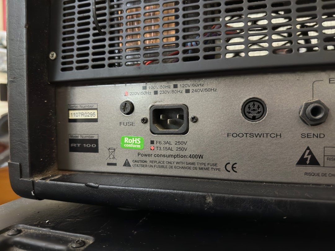 Randall RT100電子膽結他amp, Randall RT412CX Guitar Speaker Cabinet (100 ...