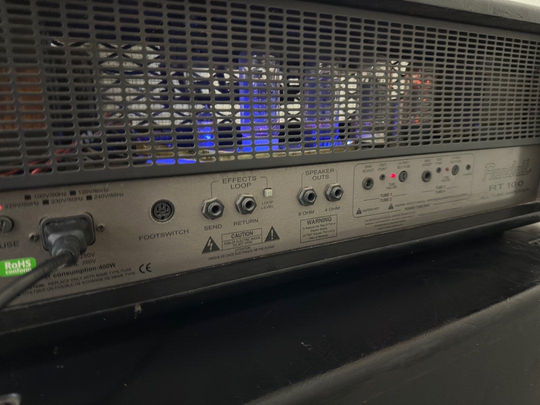 Randall RT100電子膽結他amp, Randall RT412CX Guitar Speaker Cabinet (100 ...