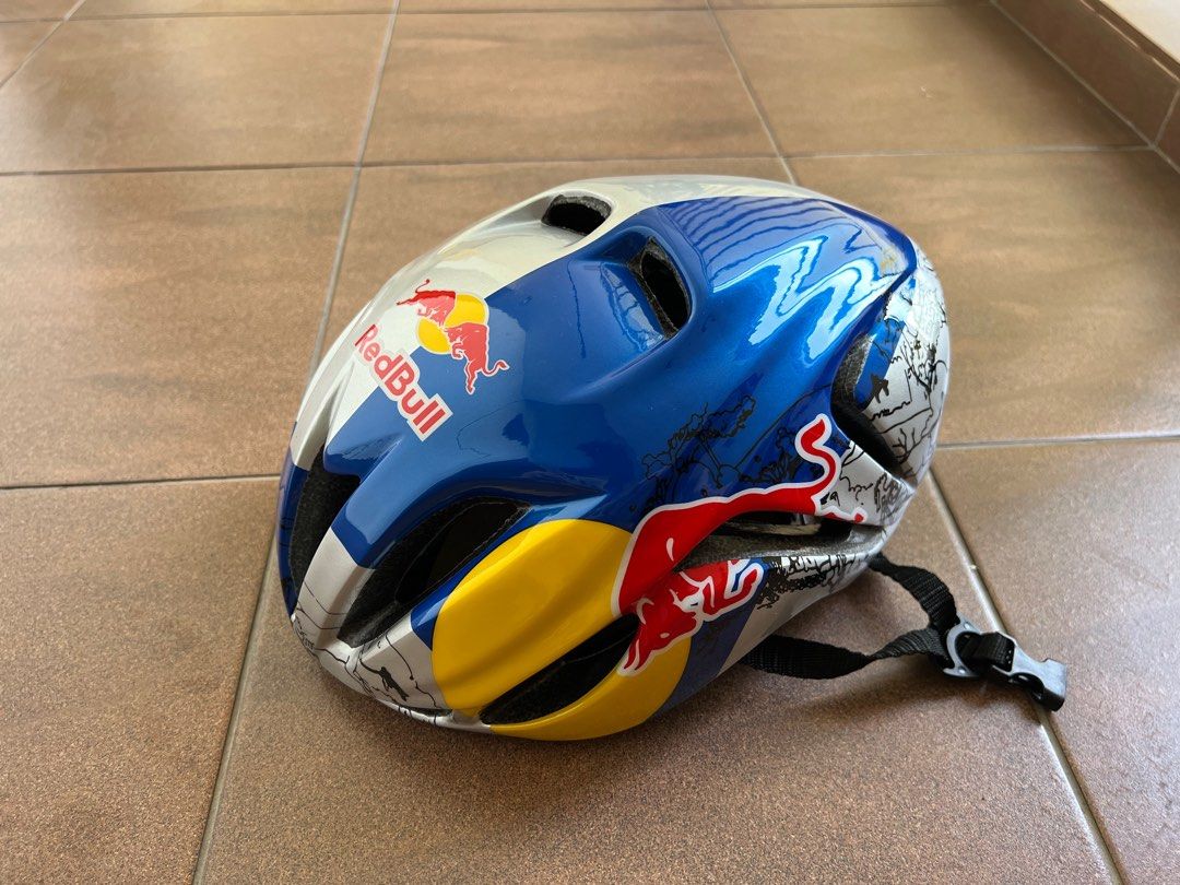 Red Bull Bicycle Helmet, Sports Equipment, Bicycles & Parts, Parts ...