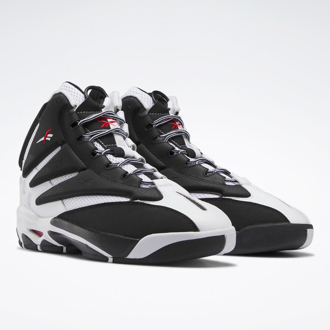 Reebok BLAST OG Van Exel Retro Basketball Shoes Black White Rare Shoes ...
