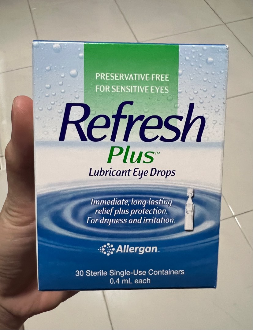 Refresh Plus Lubricant Eye Drops, Beauty & Personal Care, Vision Care ...