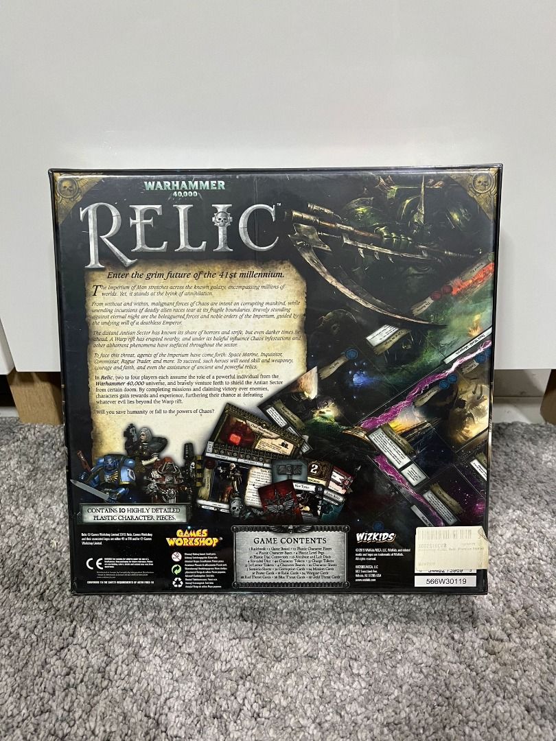 RELIC Premium Edition with pre-painted Minis Warhammer 40k Board Game ...
