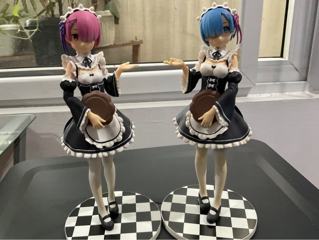 Rem and Ram figures (set) on Carousell