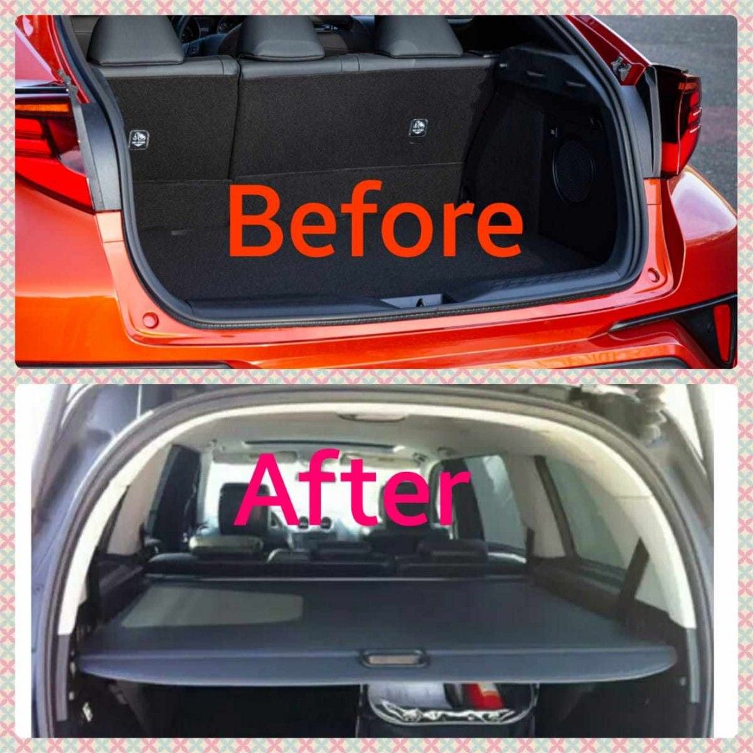 Retractable boot space cover with 1 year warranty ( shuttle,vezel,chr ...