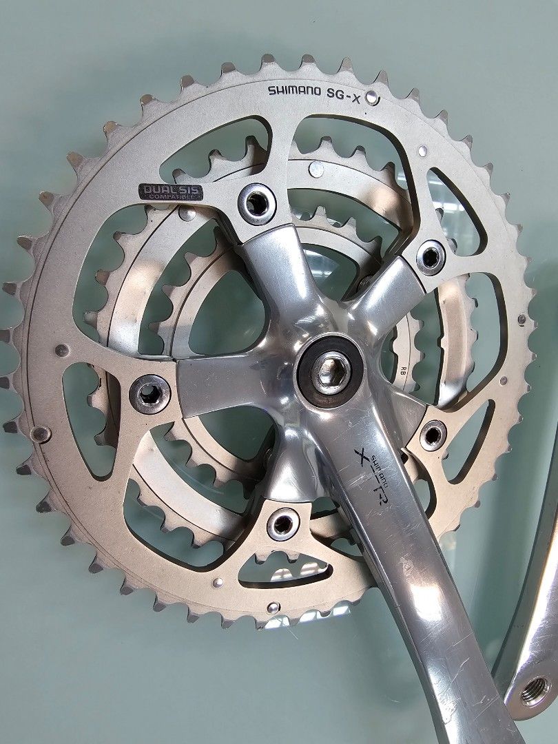 Retro vintage Shimano XTR M900 triple crankset, Sports Equipment ...