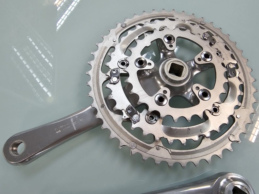 Retro vintage Shimano XTR M900 triple crankset, Sports Equipment ...