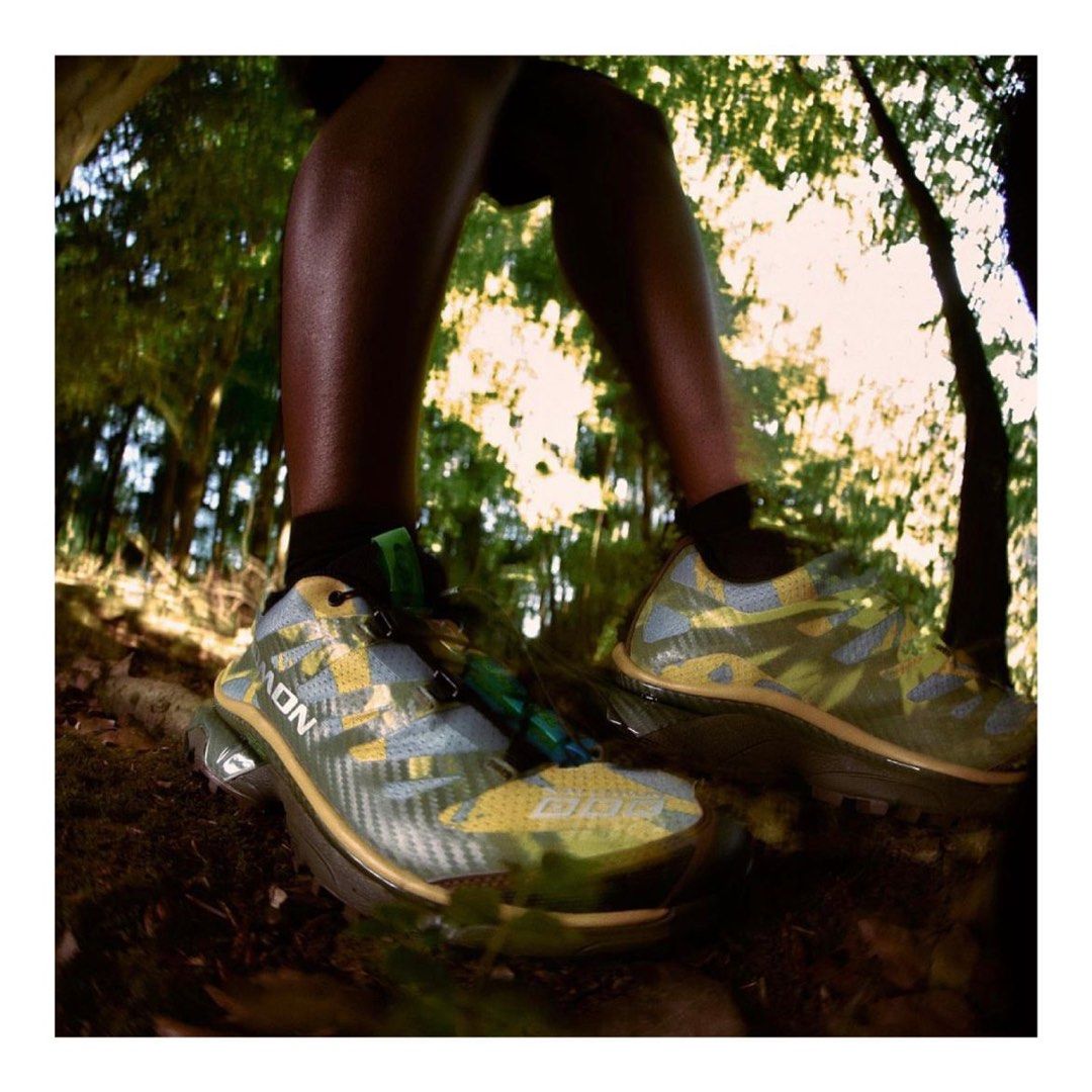 Salomon Xt 4 Og X Dekmantel Lily Pad Dark Earth Lemon Mens Fashion