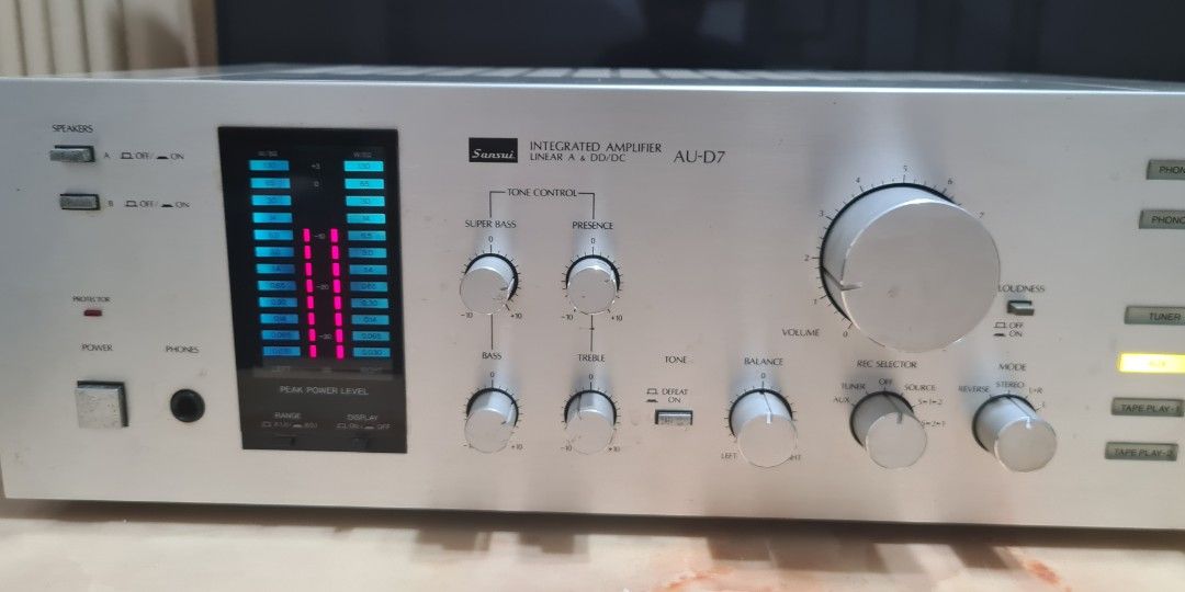 Sansui AU D7 integrated amplifier, Audio, Soundbars, Speakers & Amplifiers on Carousell