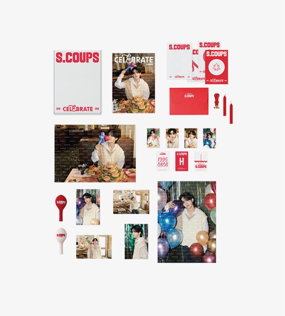 Seventeen Scoups Birthday Box Version 3, Hobbies & Toys, Memorabilia & Collectibles, K-Wave on ...