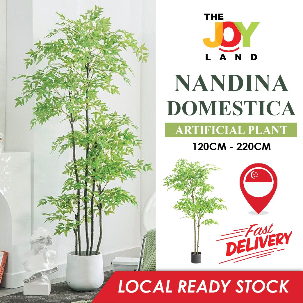 SG Seller | Nandina Domestica sacred bamboo Artificial Plant Tree ...