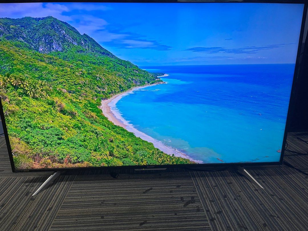 SHARP 46 inch Smart 4K uHD lED, TV & Home Appliances, TV ...