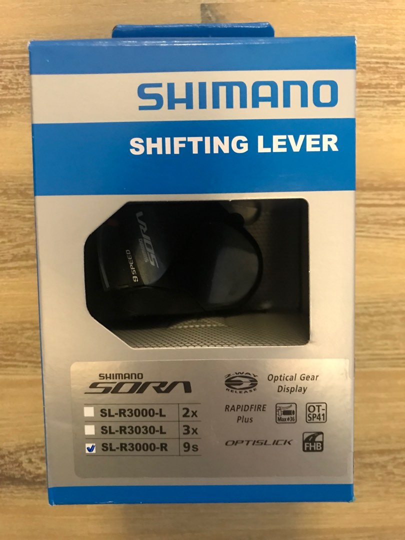 Shimano Sora SL-R3000-R 9 Speed Flat Bar Road Right Shifter, Sports ...