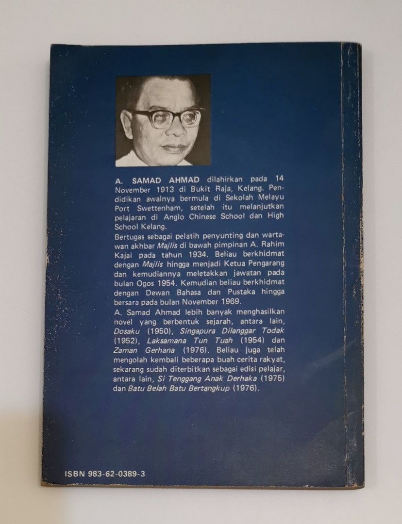 SI TENGGANG ANAK DERHAKA. A. SAMAD AHMAD, Hobbies & Toys, Books ...