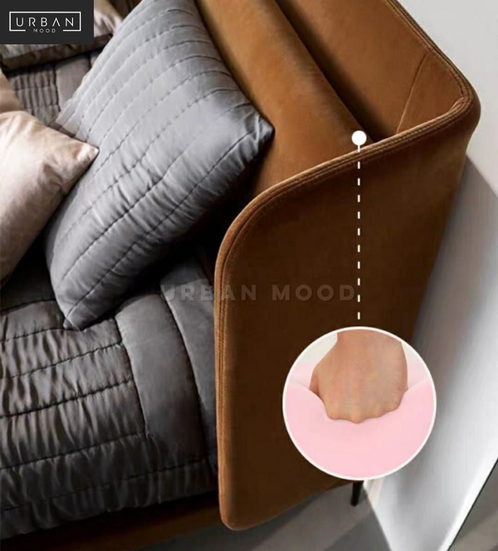 SINEAD Luxury Velvet Bedframe, Furniture & Home Living, Furniture, Bed ...