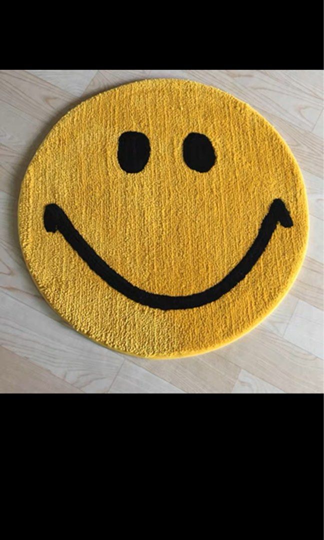 Smiley Face mat, Furniture & Home Living, Home Decor, Carpets, Mats ...