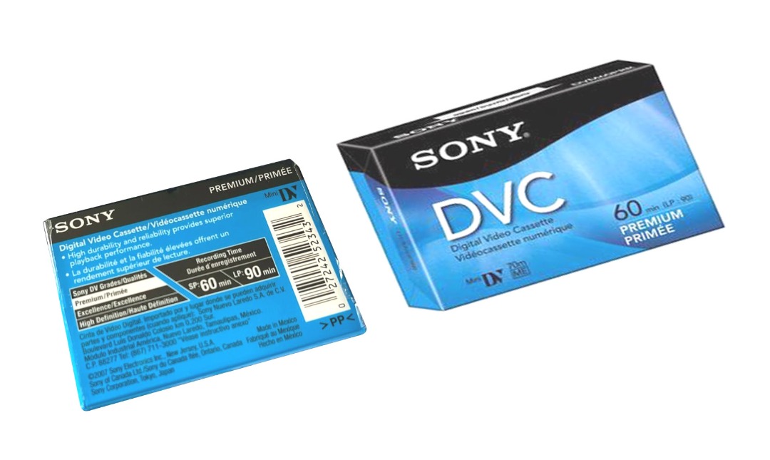 Sony 60DVC DVM Mini DV Premium Video Tape for camcorder handycam Sony ...