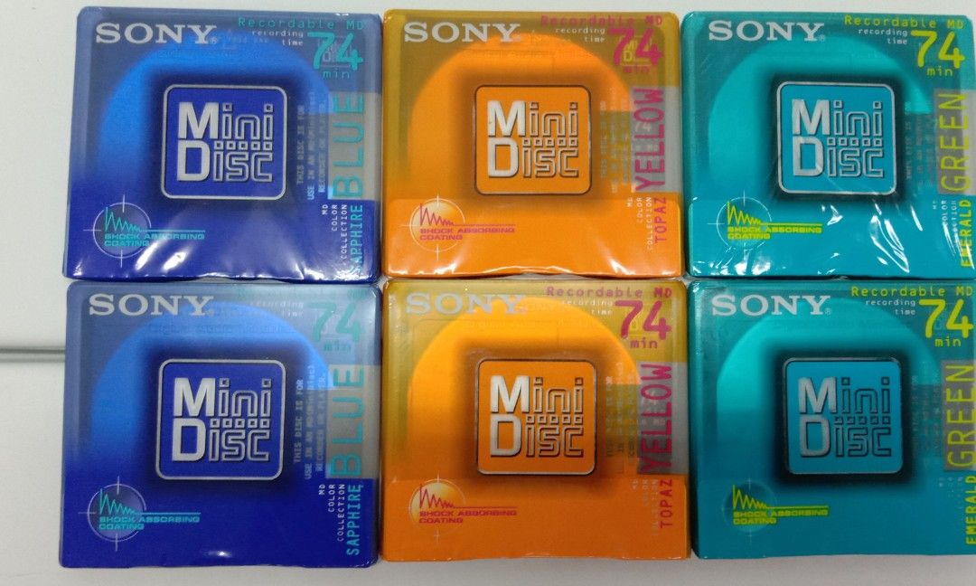 Sony mini disc, Audio, Portable Audio Accessories on Carousell