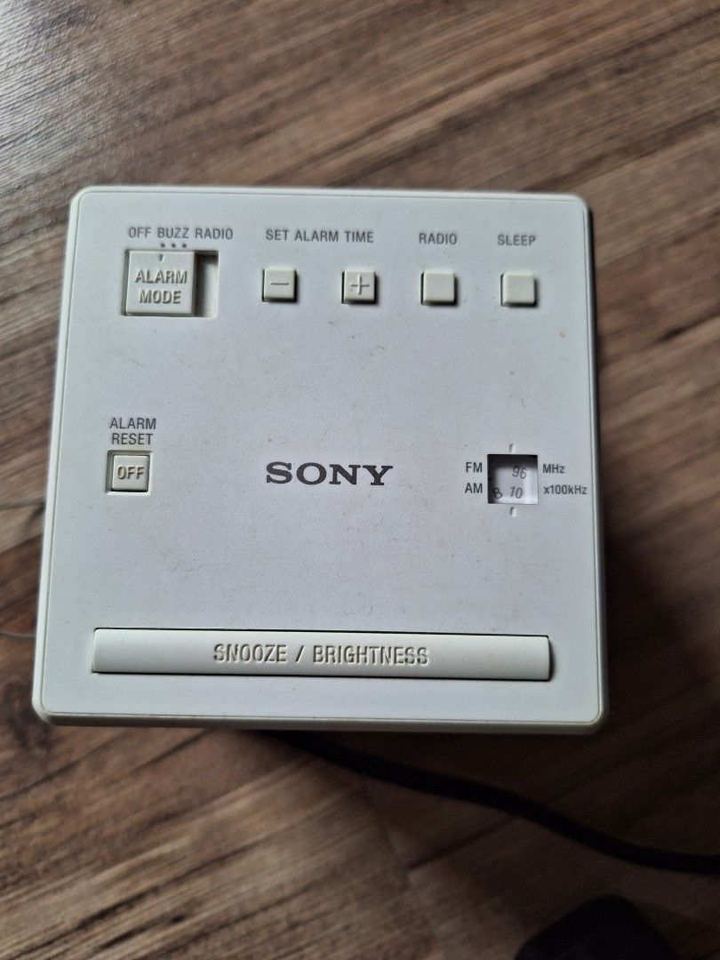SONY portable cube radio with clock, Audio, Portable Music Players on ...