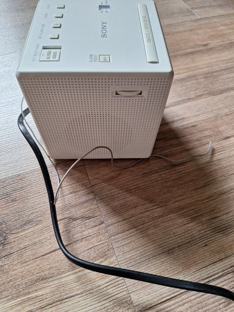 SONY portable cube radio with clock, Audio, Portable Music Players on ...