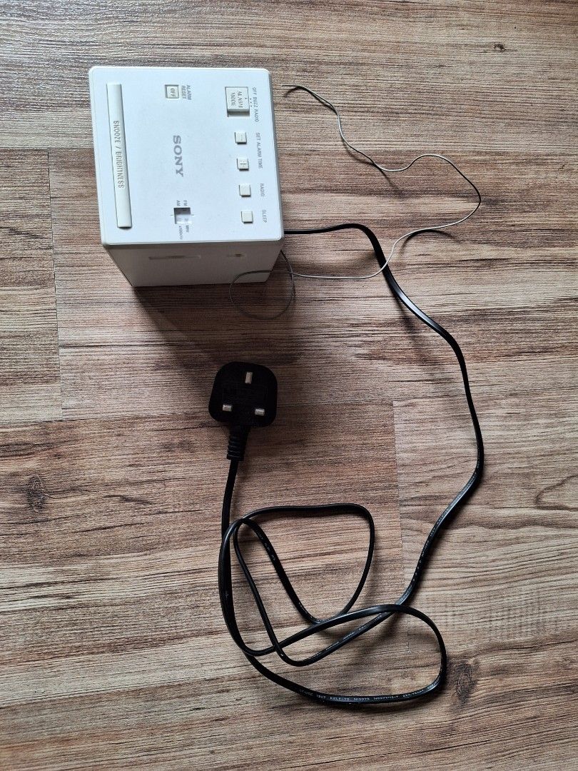 SONY portable cube radio with clock, Audio, Portable Music Players on ...