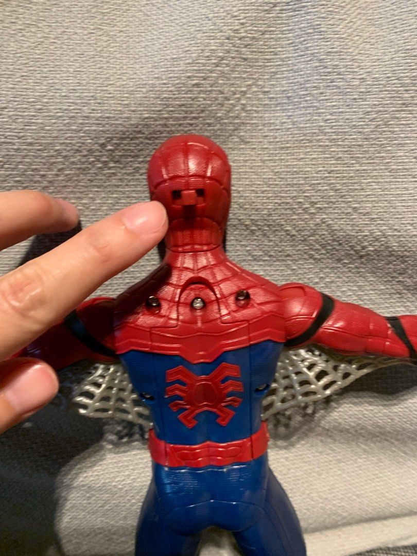 Spider man talking action figure, Hobbies & Toys, Toys & Games on Carousell