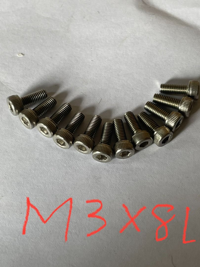 Stainless Steel Cap Screw with/without Nuts, Furniture & Home Living ...