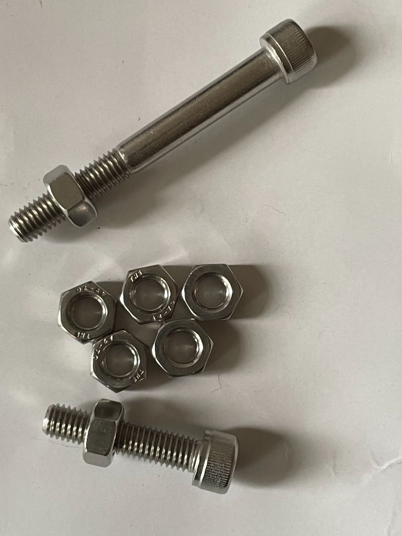 Stainless Steel Cap Screw with/without Nuts, Furniture & Home Living ...