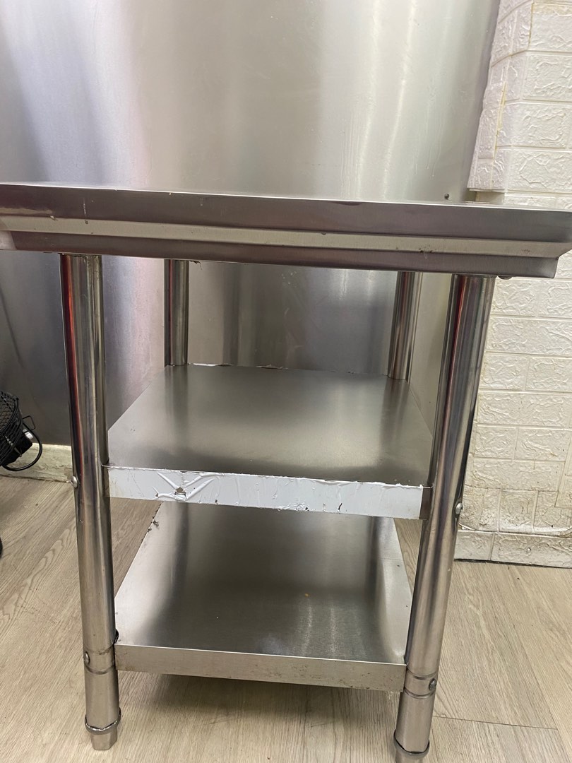 Stainless steel Table Square, Furniture & Home Living, Kitchenware ...