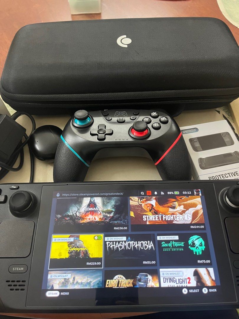 Steam Deck 64GB+512 GB Sd card, Video Gaming, Video Game Consoles ...