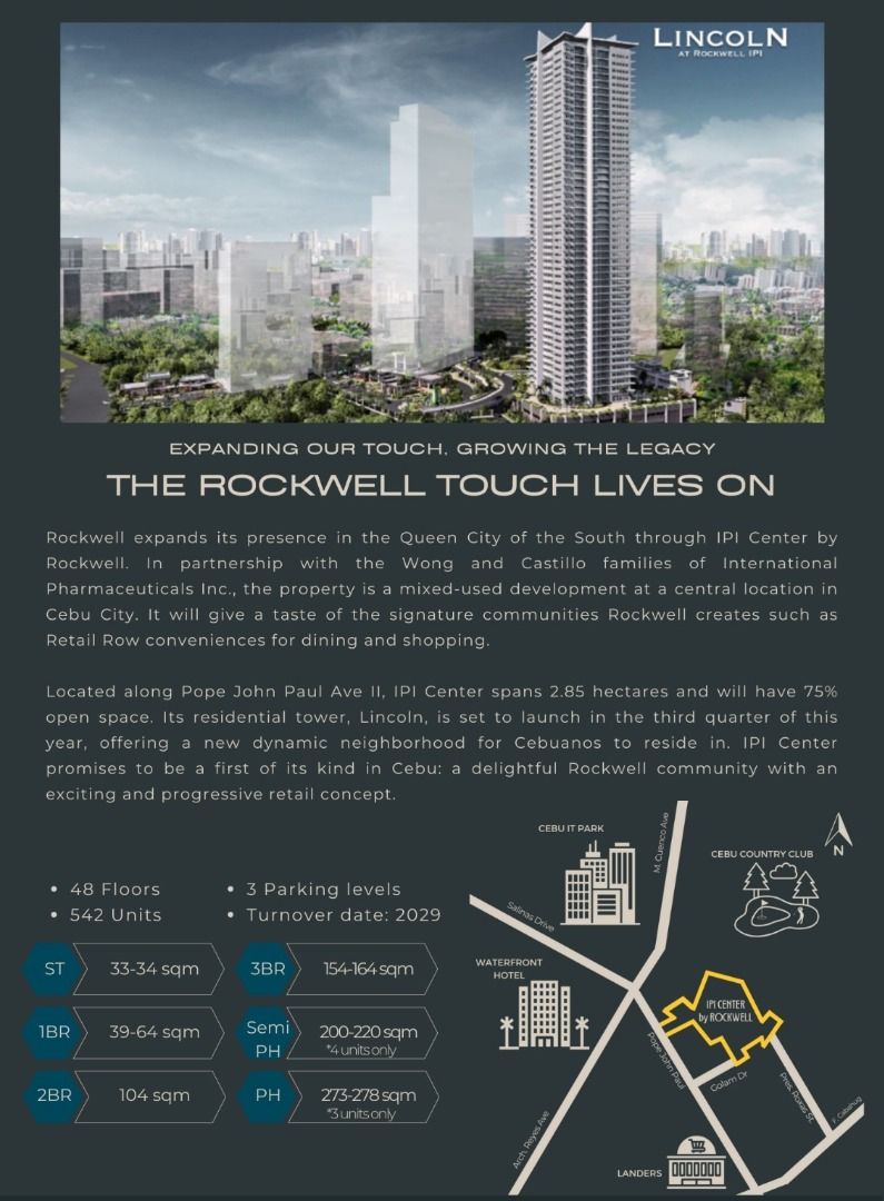 Condo for Sale - IPI Center by Rockwell Cebu City, Property, For Sale ...