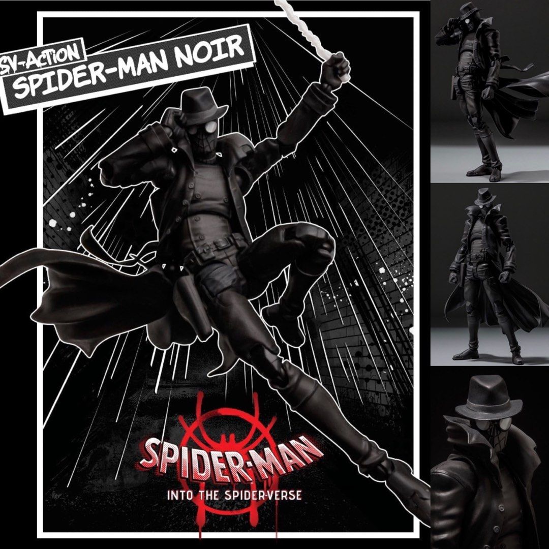 SV Action Sentinel Spider-Man Sentinel Noir Action Figure Sentinel Noir ...