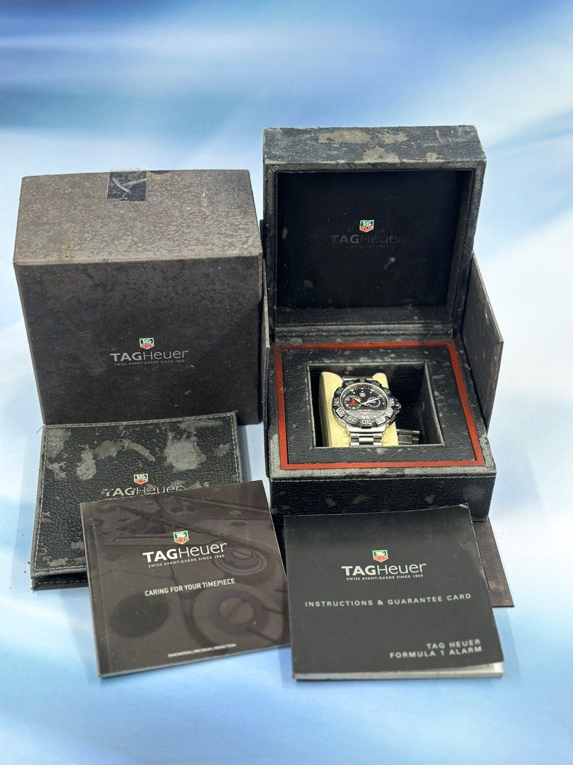 Tag Heuer Formula1 Alarm Professional 200M WAH111A Complete set with ...