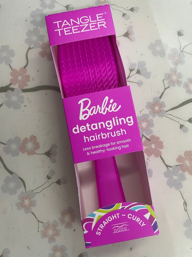 Tangle Teezer Barbie Wet Detangling Hairbrush and Mini Hairbrush ...