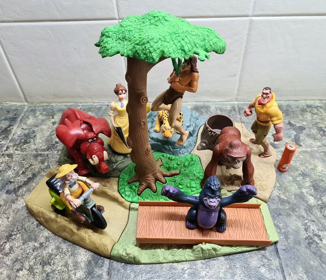 TARZAN - 1999 McDonald's Disney Complete Happy Meal Toy Set Series ...