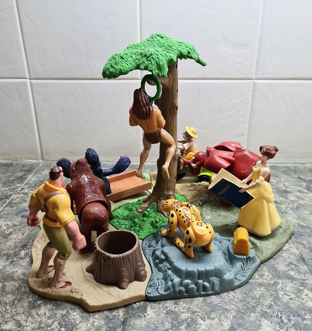 TARZAN - 1999 McDonald's Disney Complete Happy Meal Toy Set Series ...