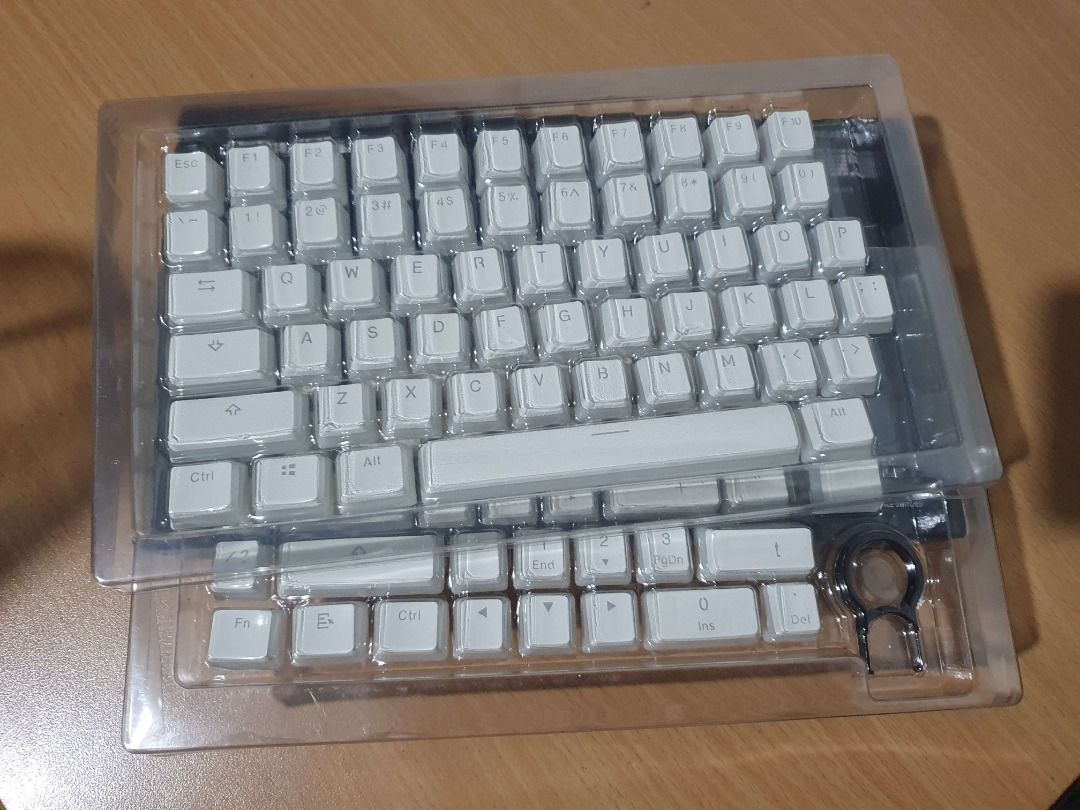 TECWARE PBT Keycaps, Double-Shot PBT Keycap Full 111 Keys Set (Pudding ...