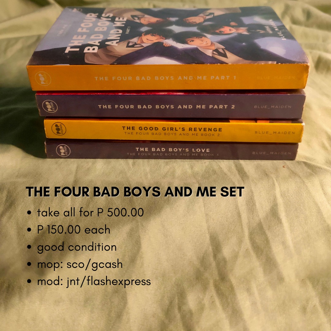 The Four Bad Boys and Me Set, Hobbies & Toys, Books & Magazines ...