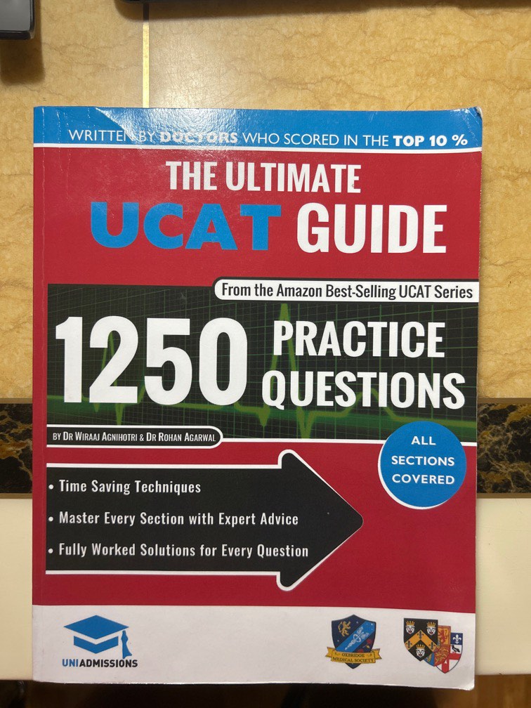 The Ultimate UCAT Guide - 1250 Practice Questions (UniAdmissions ...