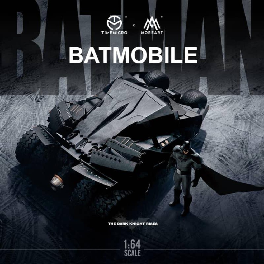 Time Micro 1/64 Scale Batmobile Tumbler & Batman Figure Set Resin Model ...