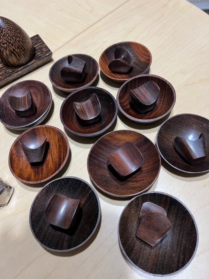 Traditional Thai wood table cutlery, Furniture & Home Living ...